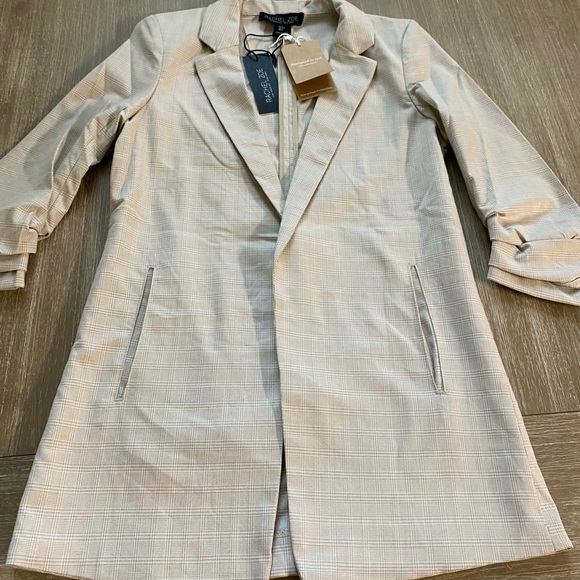Rachel Zoe | Jackets & Coats | Rachel Zoe Plaid Blazer Jacket | Poshmark